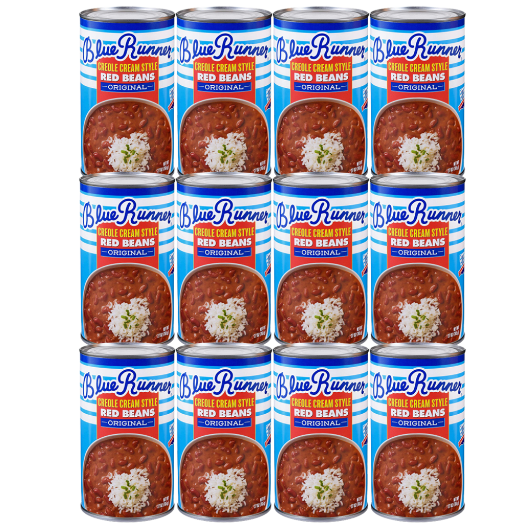 27 oz Blue Runner Red Beans Pack of 12 - 710051484178