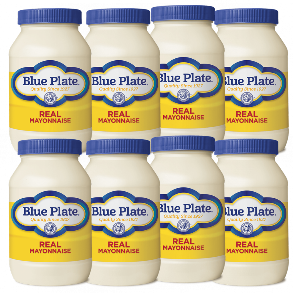 Reily Foods Blue Plate 30 oz Mayonnaise 8 Pack - 793244659324