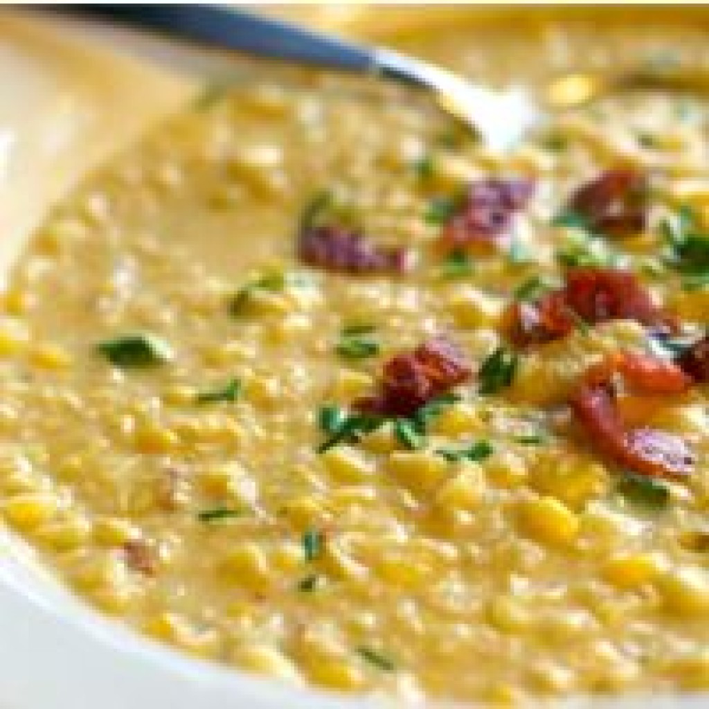 CHEF JOHN FOLSE Sweet Corn & Crab Bisque