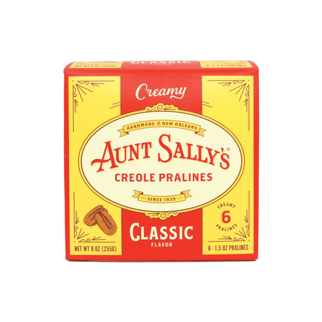 Aunt Sally's Creamy Classic Pralines – 6 Count Box - 644719000557