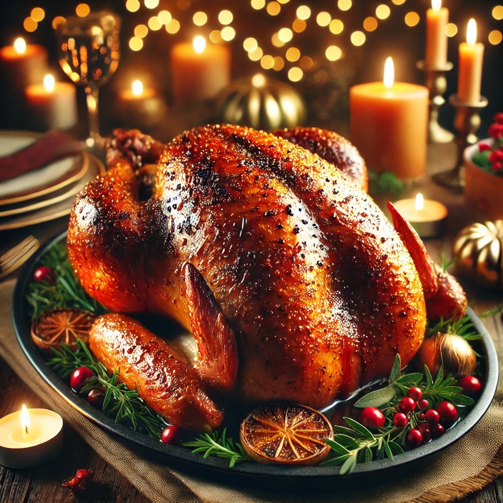 Cajun Stuffed Turkey with Creole Pork - 10lbturkeycp