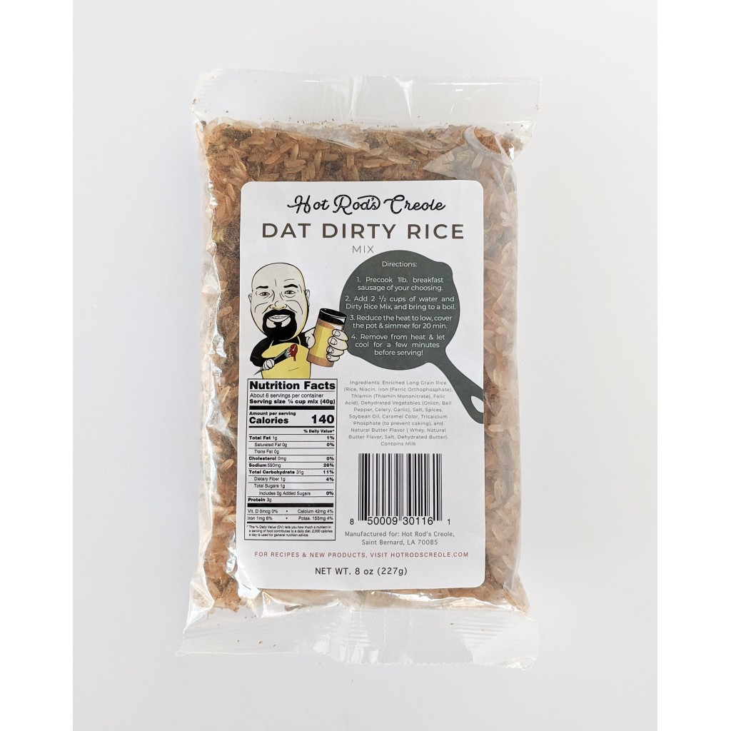 Hot Rod's Dat Dirty Rice Mix 8 oz - 850009301161