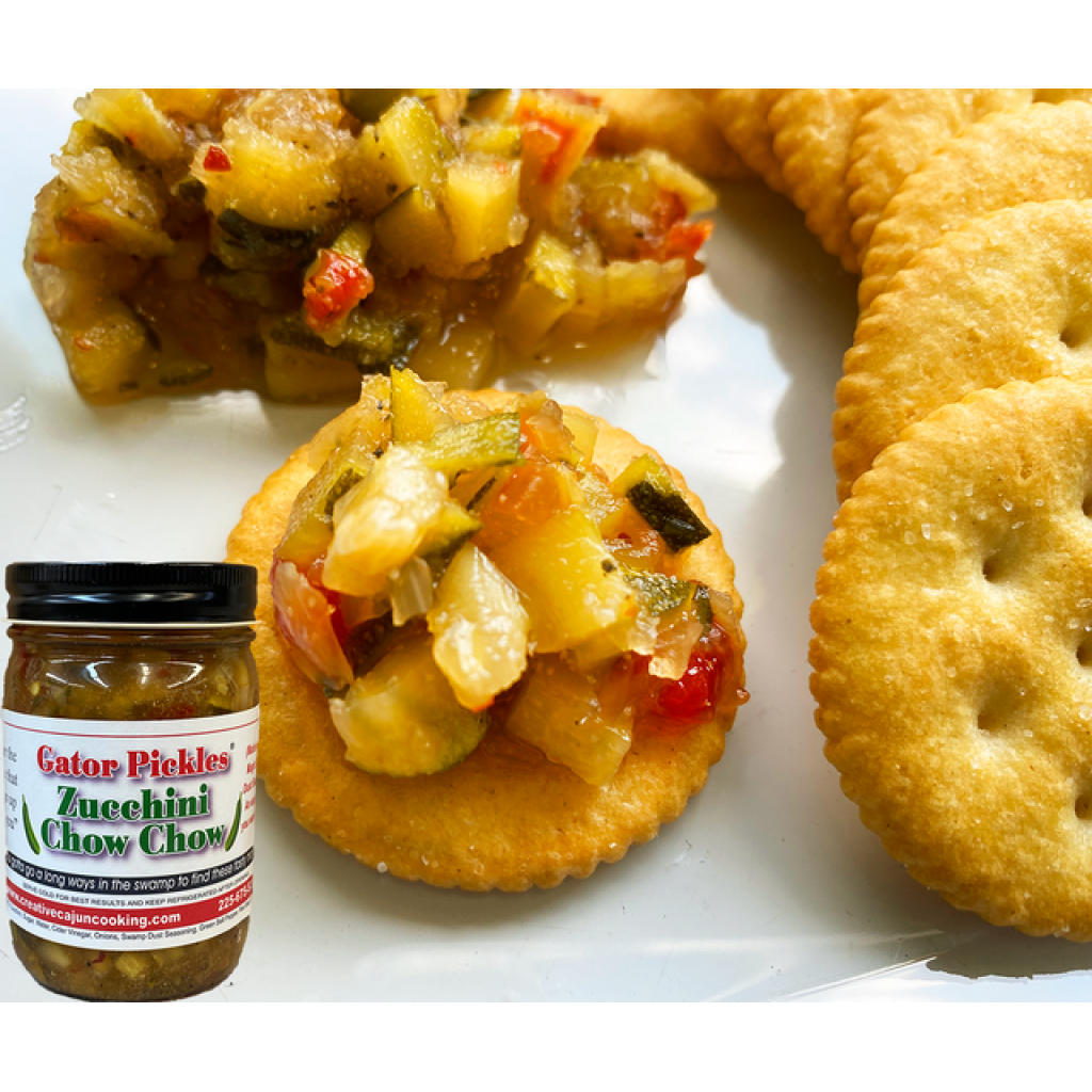Gator Pickles Zucchini Chow Chow 14.5 oz Jar