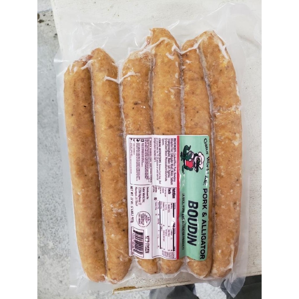 Gator World Alligator Boudin 2 lb - 742559994262