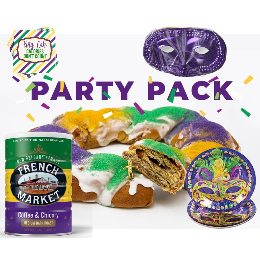 Mardi Gras King Cake Party Pack - KCPack