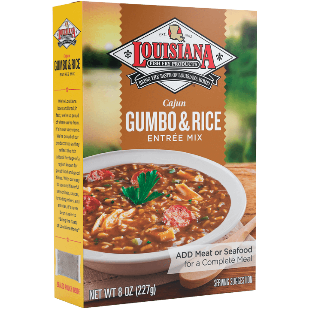Louisiana Fish Fry Cajun Gumbo & Rice Mix