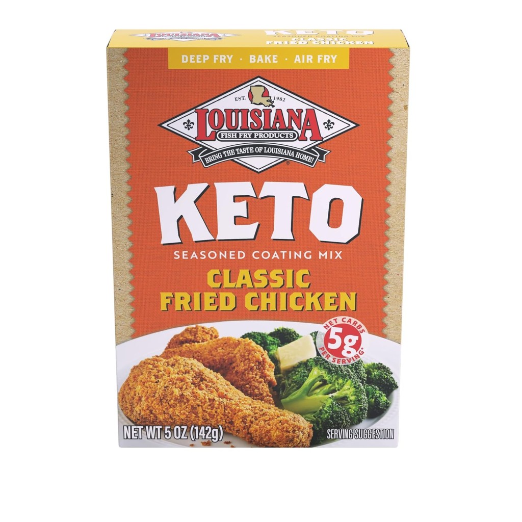 Louisiana Fish Fry Keto Seasoned Coating Mix 5 oz - 039156006000