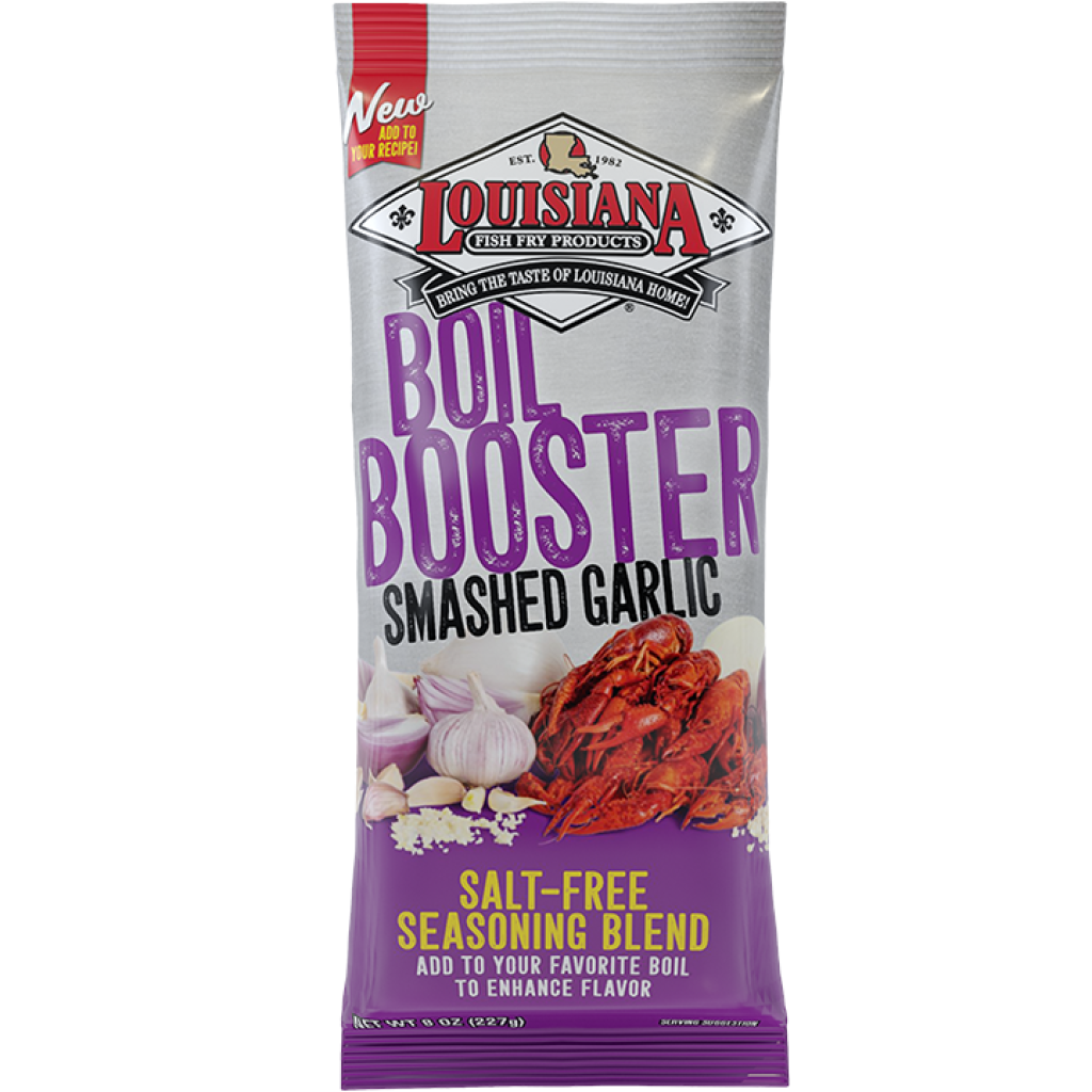 Louisiana Fish Fry Smashed Garlic Boil Booster 8 oz - 039156005225