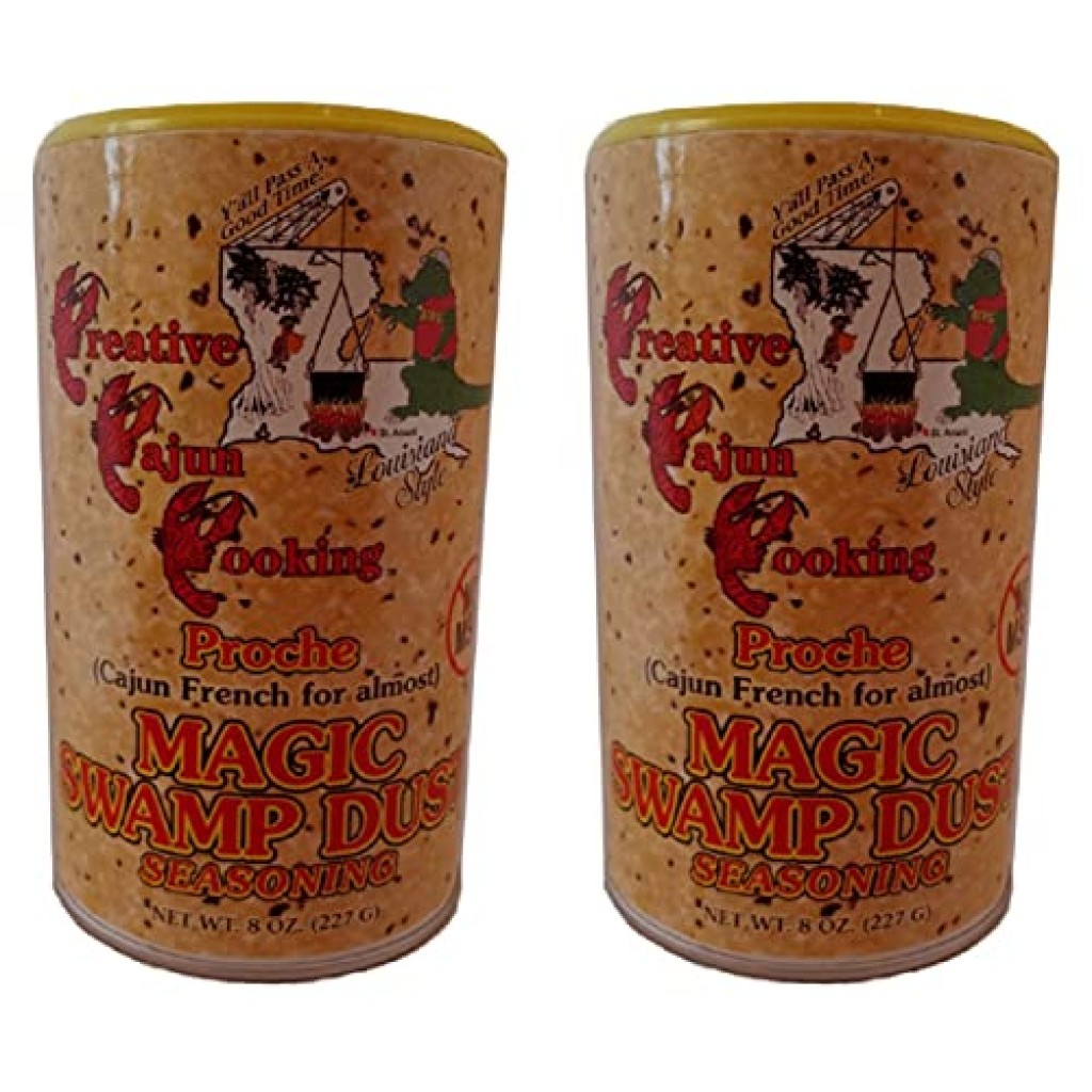 Creative Cajun Cooking Proche Magic Swamp Dust No MSG 8 oz Pack of 2 ...