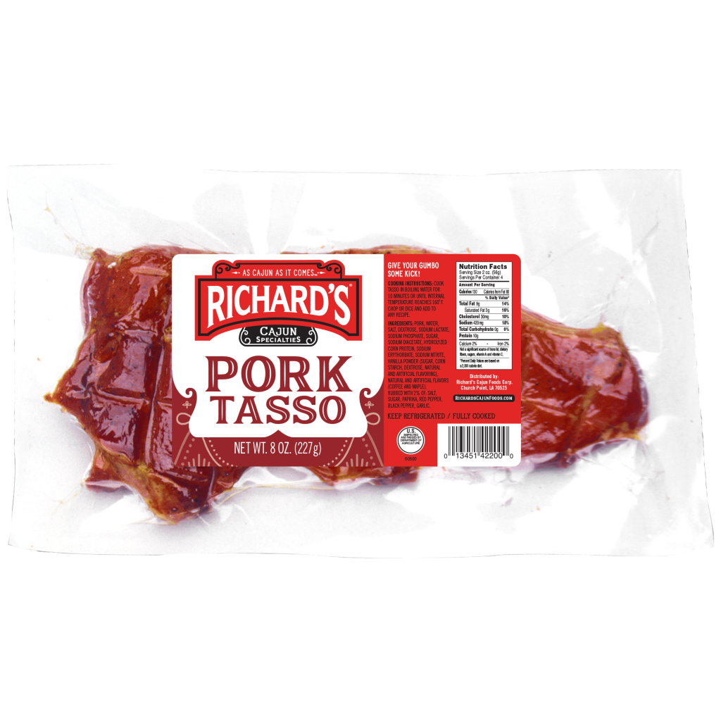 Experience Authentic Cajun Flavor with Richard's Pork Tasso