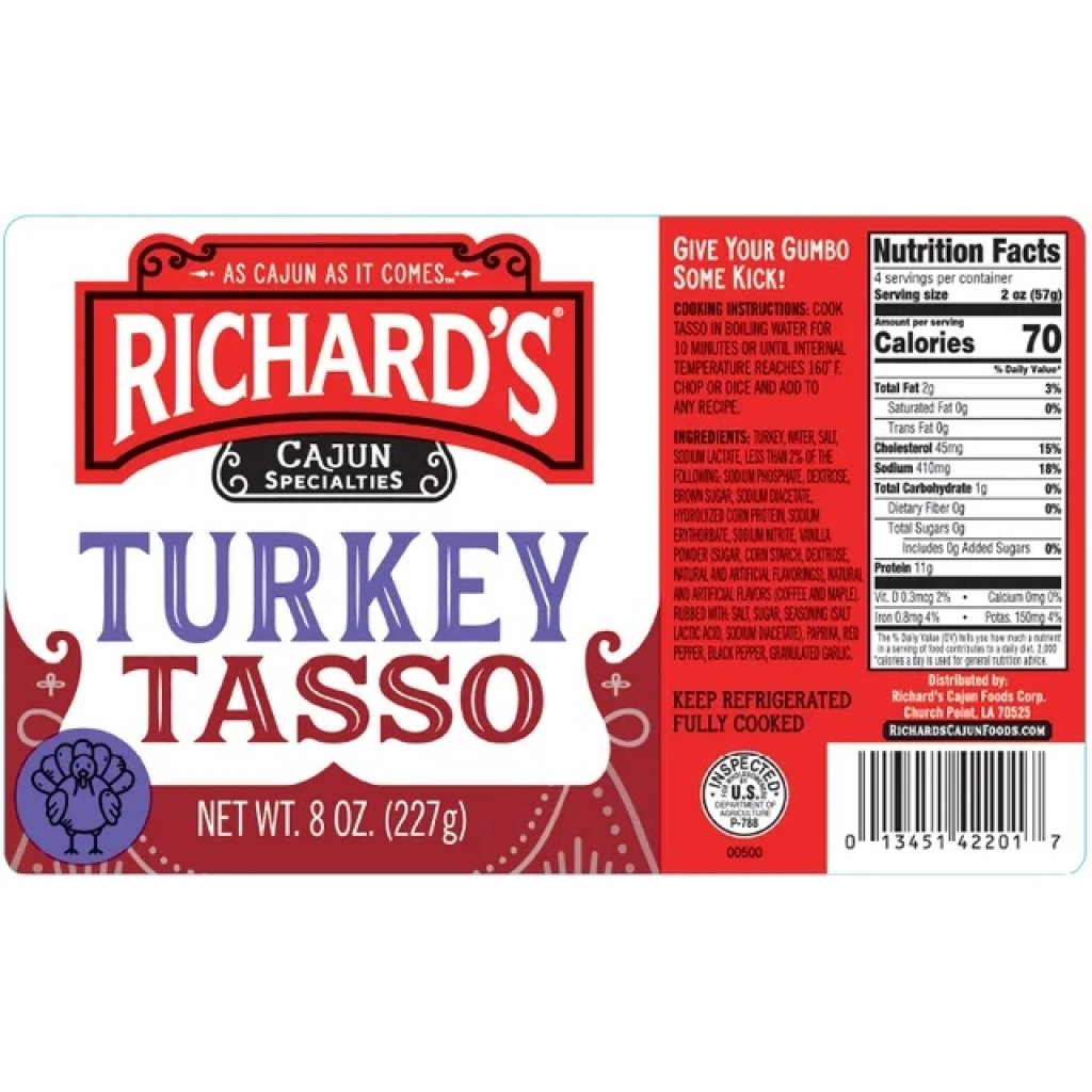 Richard's Turkey Tasso 8 oz