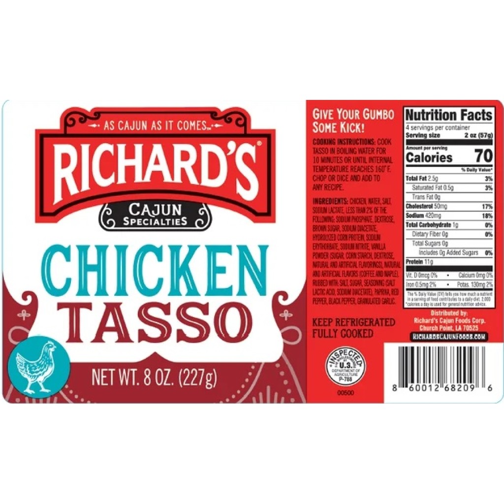 Richard's Chicken Tasso 8 oz