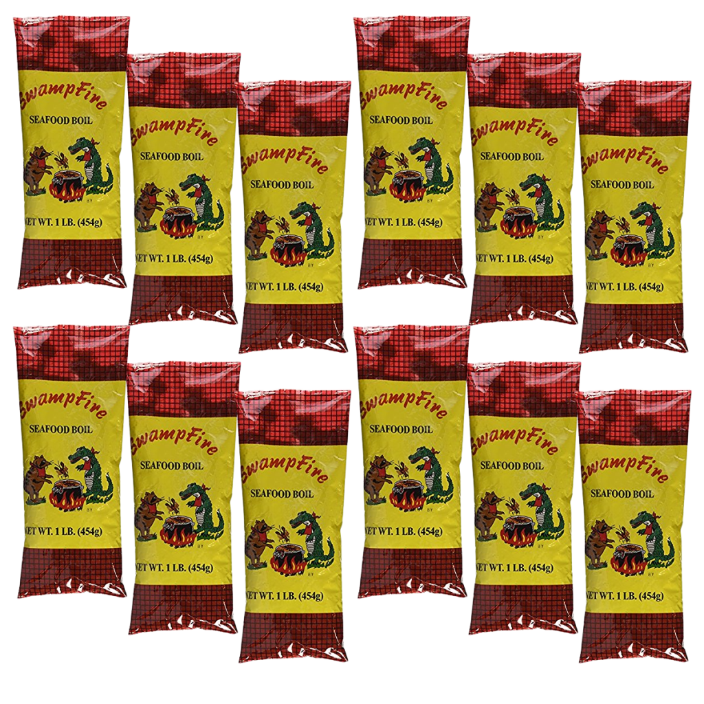 Swamp Fire Seafood Boil 1 lb Pack of 12 - 073063002106-12