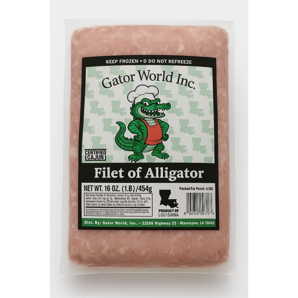 Alligator Fillets - Tenderized
