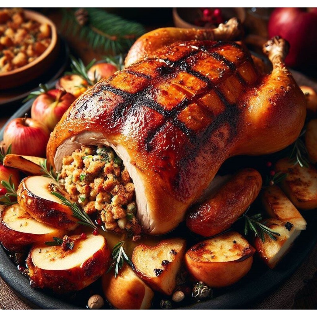 Whole Stuffed Duck with Cornbread - 73149511501